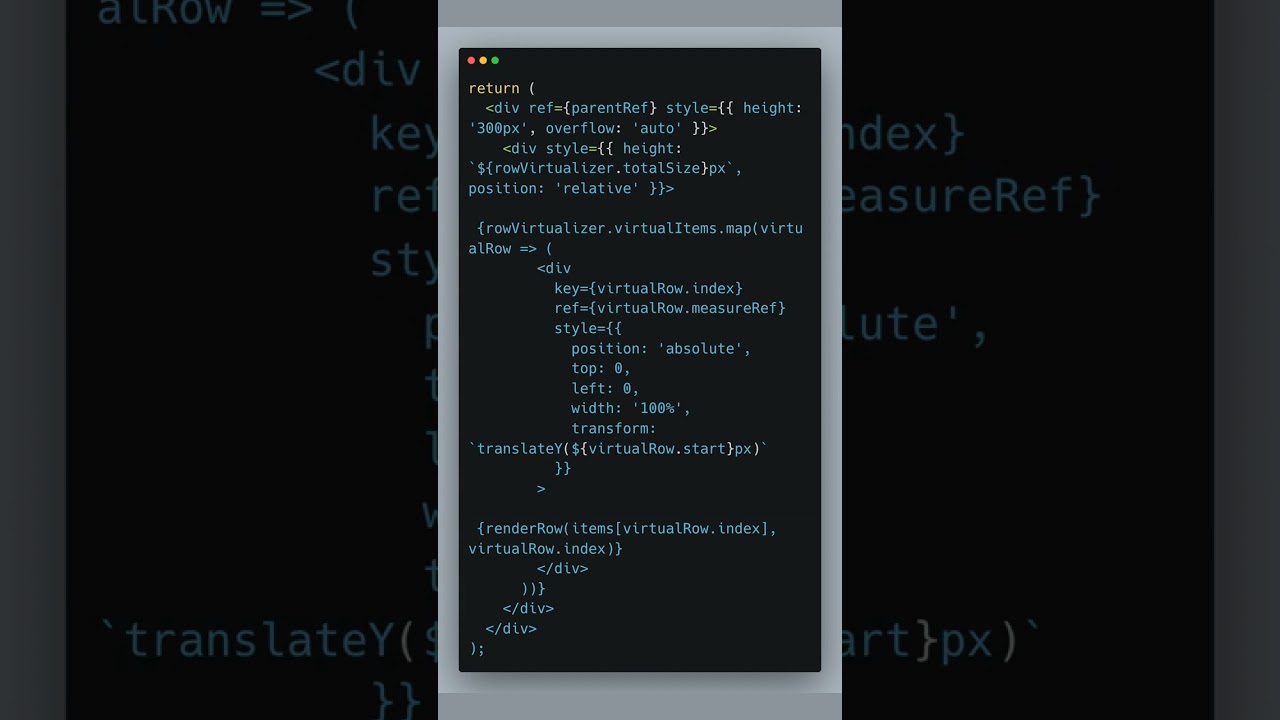 Boost App Speed with TanStack Virtual #ReactVirtual