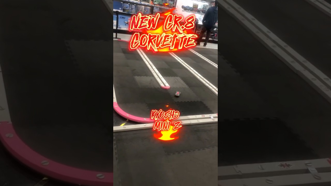 New Kyosho Mini Z MR-04 CR.8 Corvette. This thing is a lot of fun and feels smooth! Need practice!