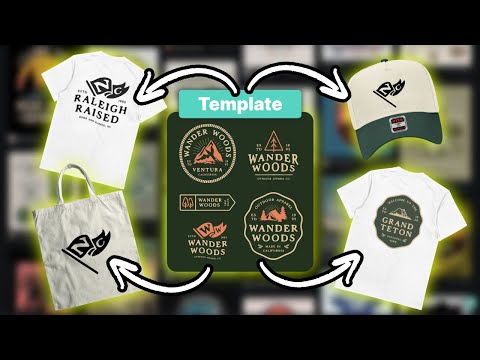 Exactly How I Turn One Kittl Template Into Multiple Product Designs
