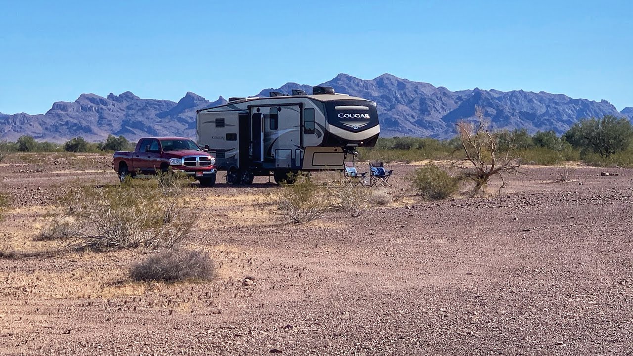 Free Camping at Plomosa Road BLM, Quartzsite, AZ