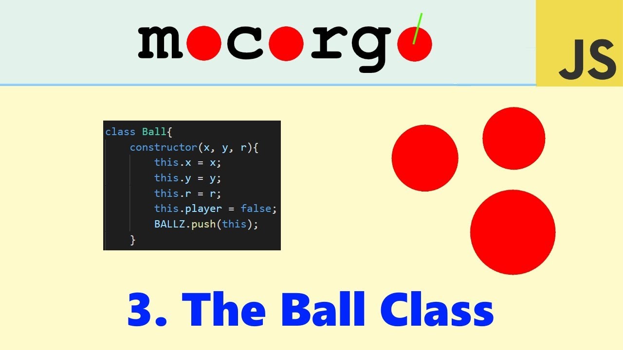 2D Physics Engine from Scratch (JS) 03: The Ball Class