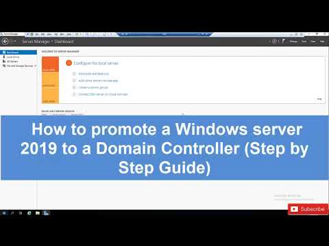 How to promote a Windows Server 2019 to a Domain Controller (Step by Step Guide)