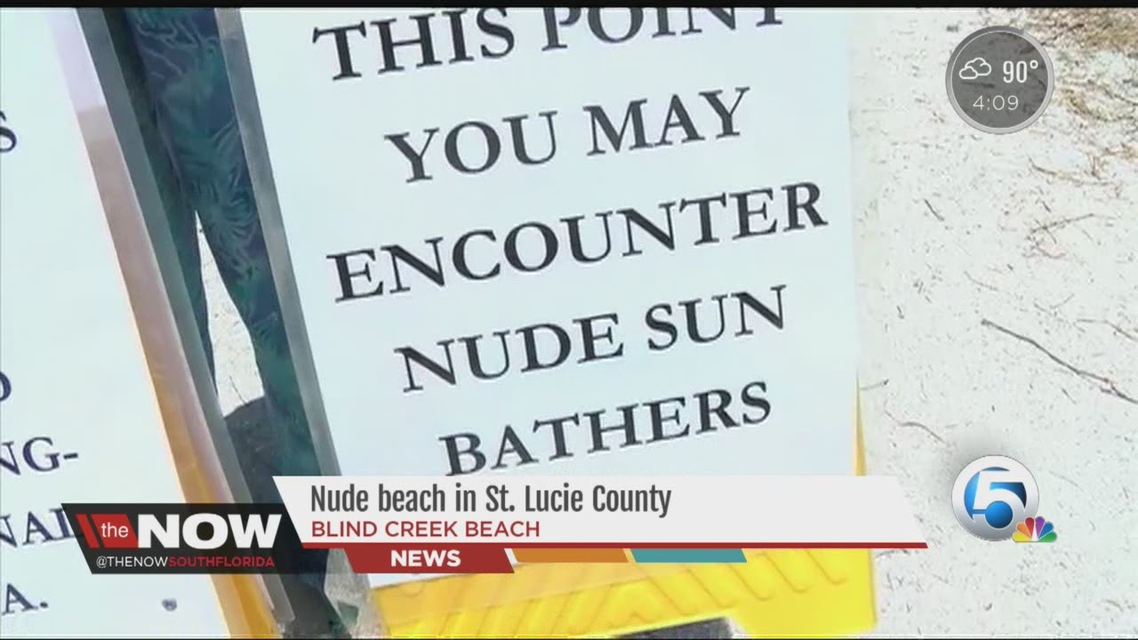 Nude beach in St. Lucie County