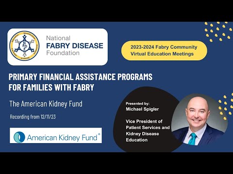 NFDF presents American Kidney Fund Financial Assistance Program