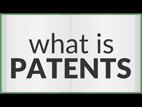 Patents | meaning of Patents