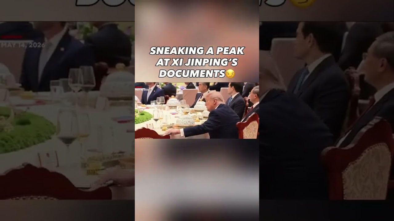 SNEAKING A PEAK AT XI JINPING'S DOCUMENT