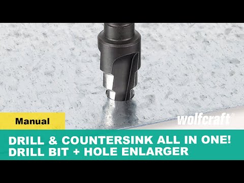 Drilling & Countersink All-In-One! Best Step Drill Bit & Hole Enlarger