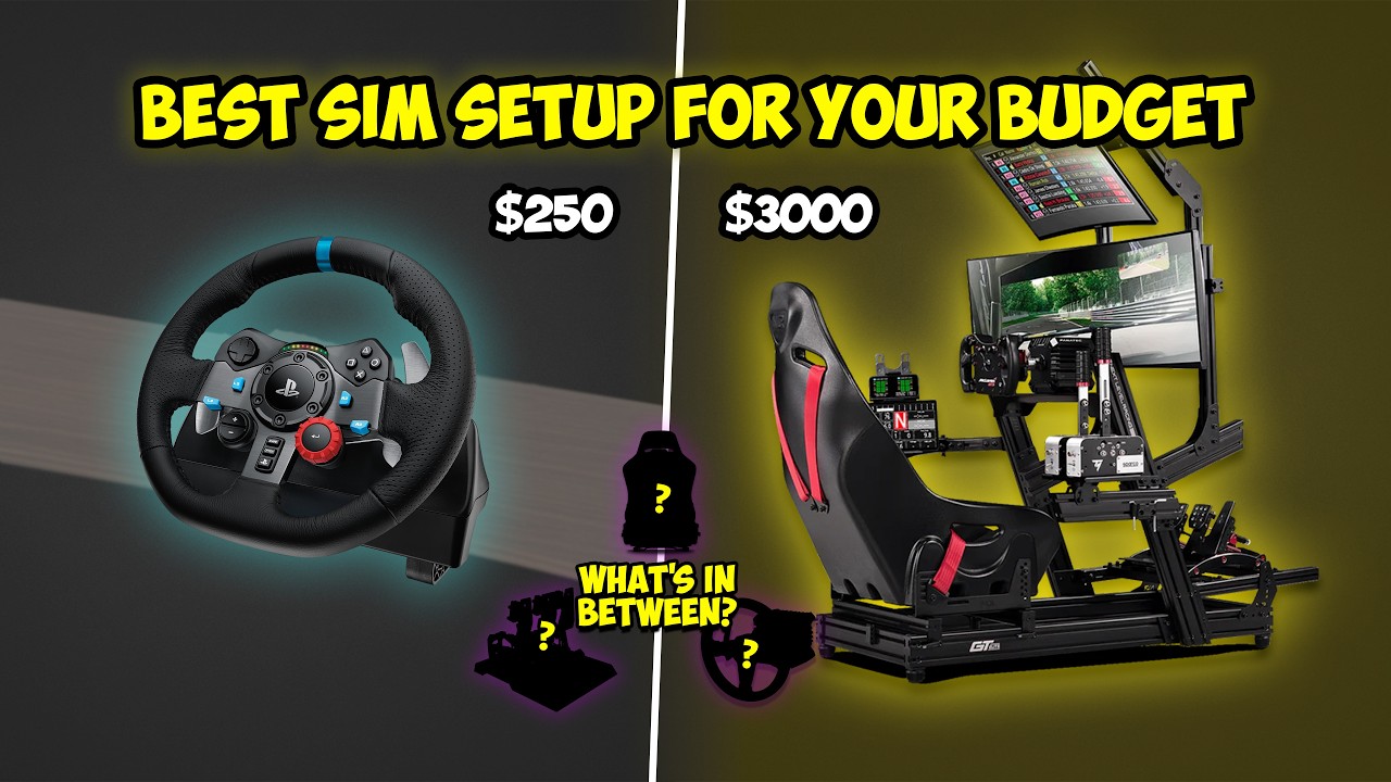 ($250, $500, $1250, $3000!) Best Sim Racing Gear for Every Budget