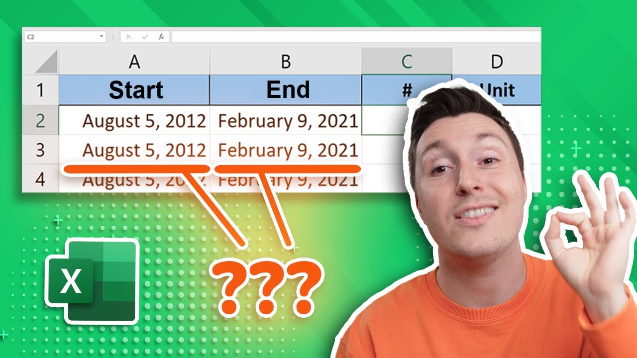 How to find the difference between two dates in Excel [DATEDIF]