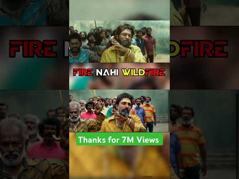 FIRE NAHI❌WILD FIRE HAI✅🔥 | ALLU ARJUN | PUSHPA 2 THE RULE #pushpa2therule #alluarjun #mdjblog