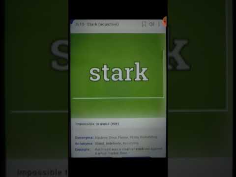 Synonyms of STARK ll IELTS vocabulary