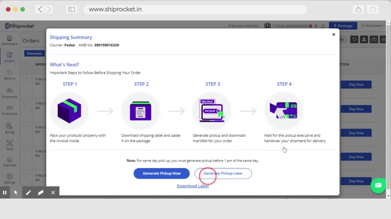 Split Shipment with Shiprocket