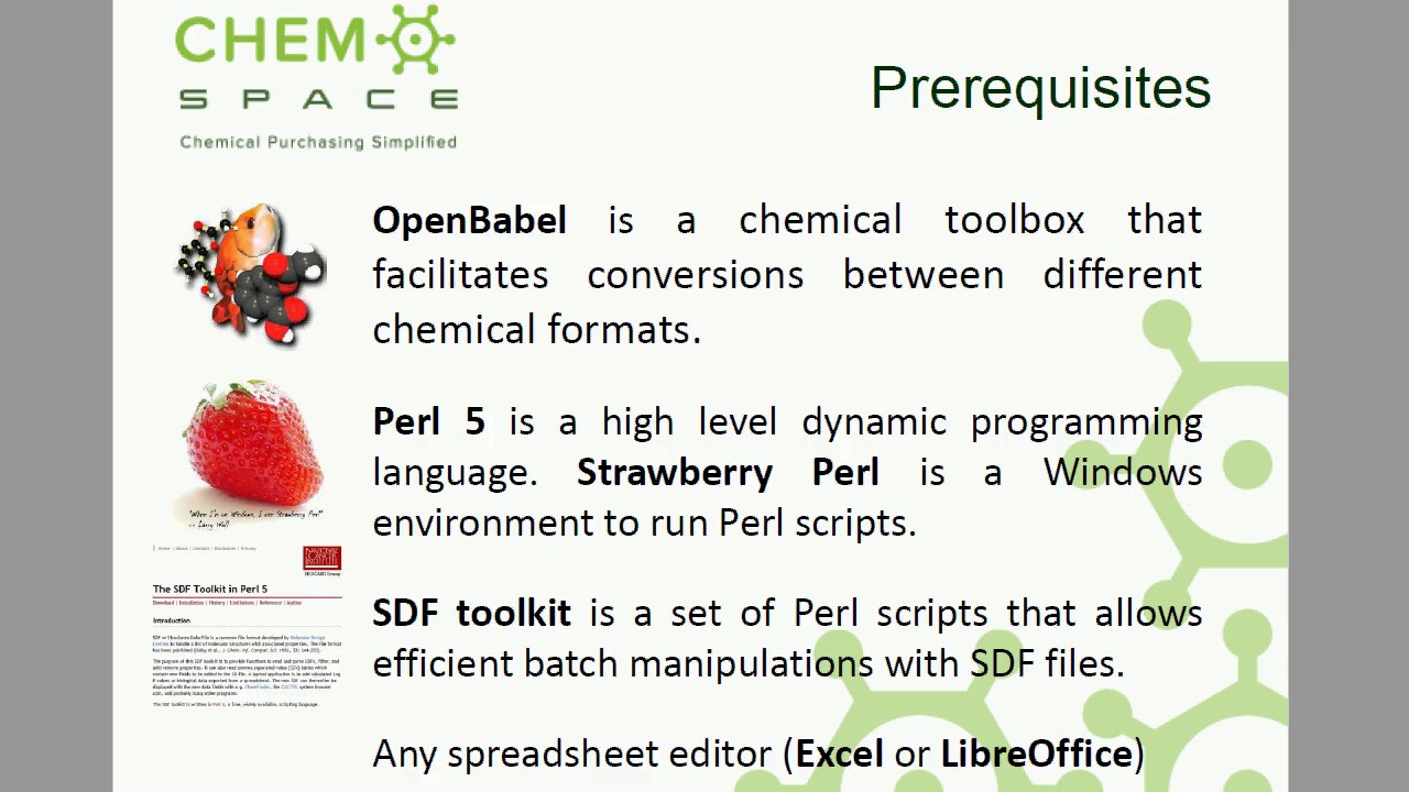 SDF preparation tutorial
