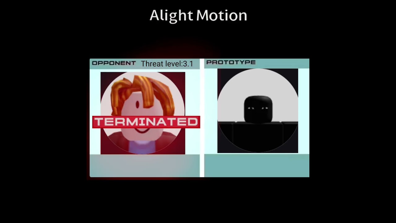 Opponent vs prototype edit! #roblox #alightmotion #edit #tweening