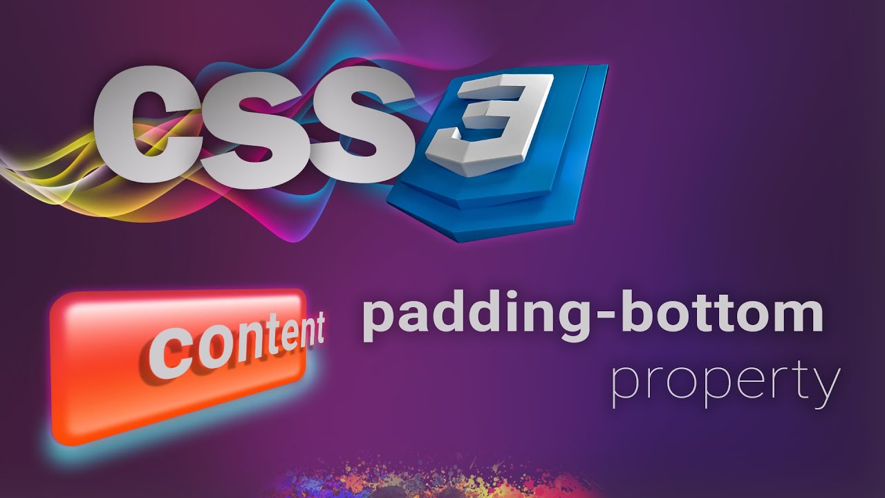 CSS for beginners 41: padding-bottom property