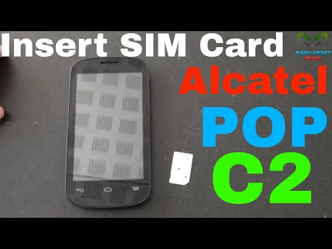 Alcatel One Touch Pop C2 Insert the SIM card – Reset Any Smartphone