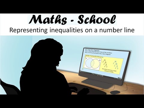 Inequalities on a number line revision lesson for Maths GCSE (Maths - School)
