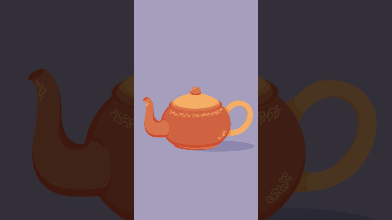 Making a tea pot which might have boiling tea vector in adobe illustrator / pen & brush