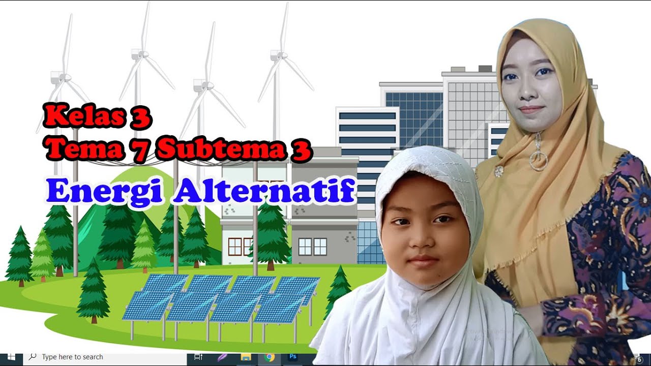 Kelas 3 - Tema 6, Sub tema 3: Energi Alternatif