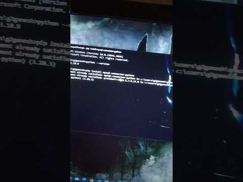 pip install MySQL data base connector python in my computer command line #g2ganesh #pythonlearning