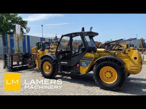 Komatsu WH716 Telescopic handler for sale @ lamersmachinery.com