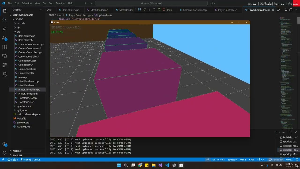 Building my own custom game engine with Raylib and C++