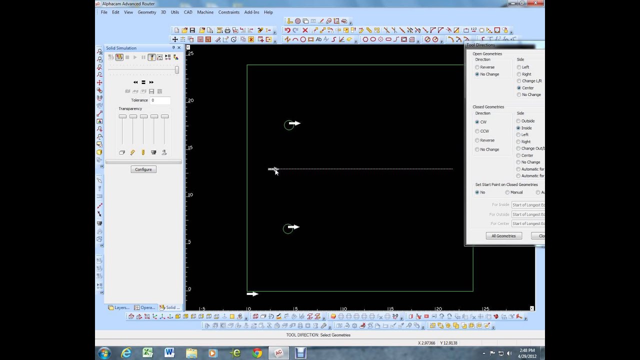 alphacam basic toolpathing