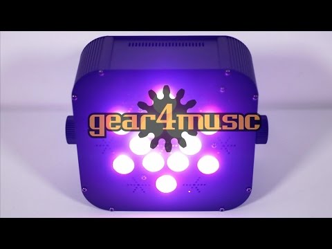 12 x 10w Flat LED Par Can by Gear4music