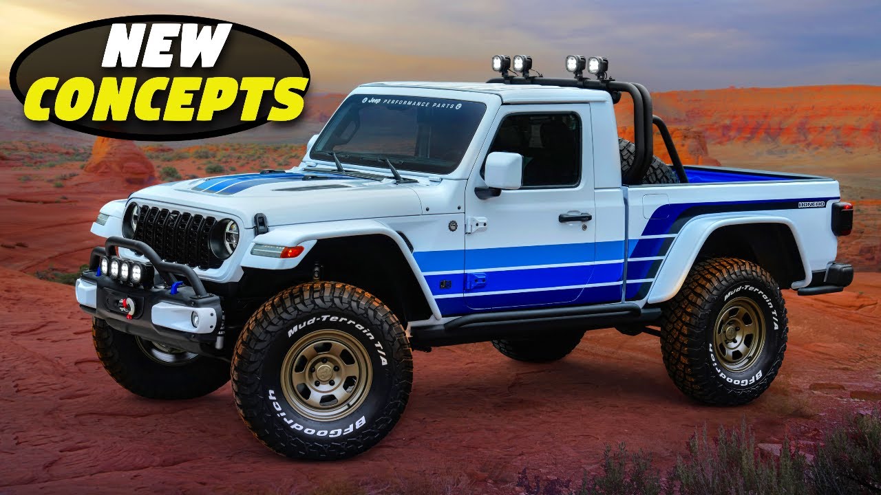 7 STUNNING New Jeep Concepts - 2025 Easter Jeep Safari