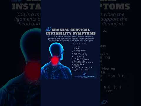 Cranial Cervical Instability (CCI) Symptoms - #shorts
