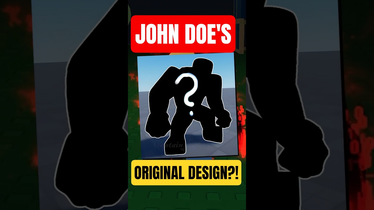 Forsaken’s ORIGINAL John Doe DESIGN Was INSANE... 💀 #forsaken #shorts # roblox