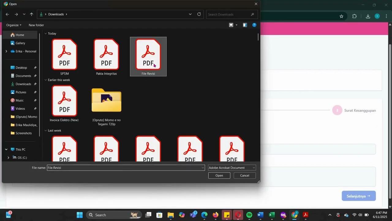 Tutorial Revisi Proposal di DASIKU