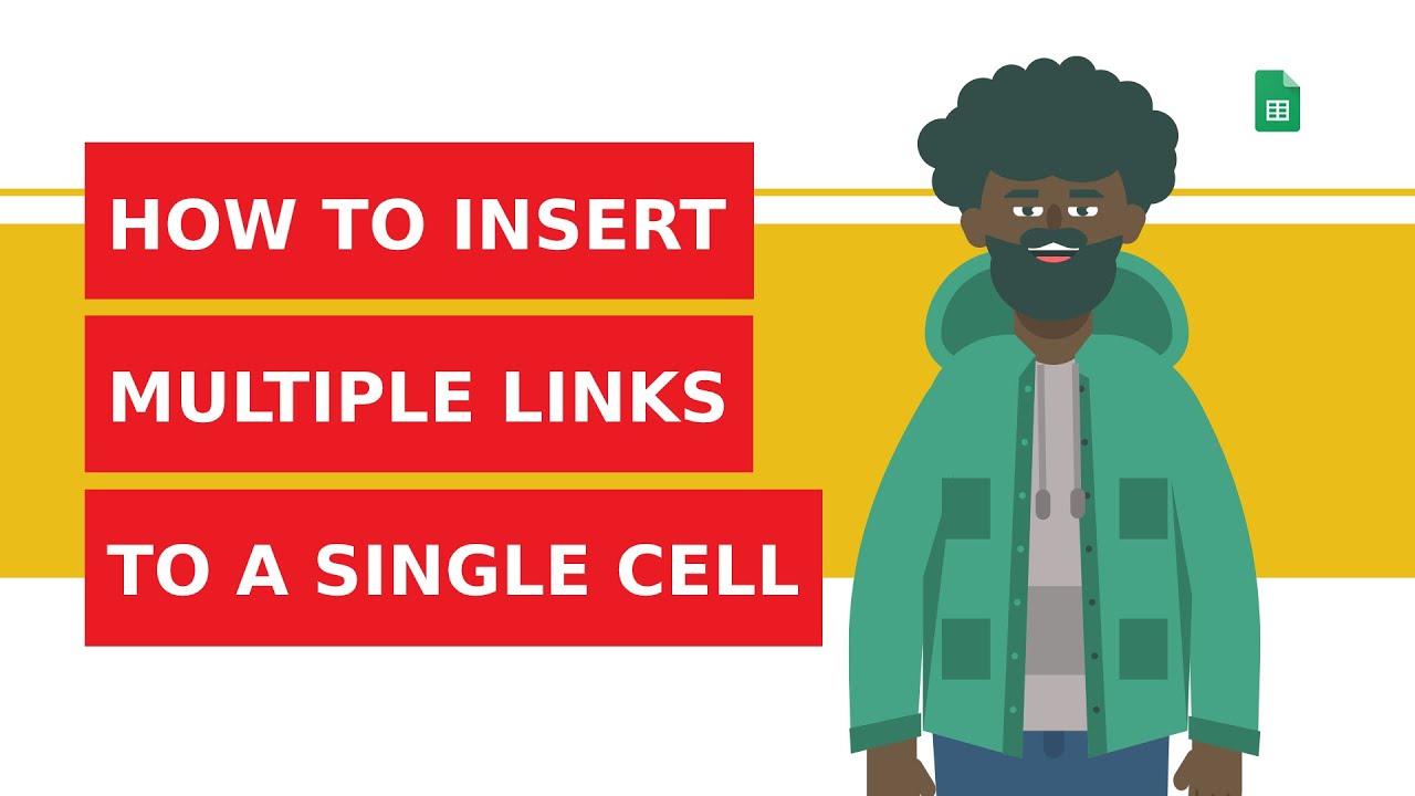How to insert multiple links to a single cell in Google Sheets?