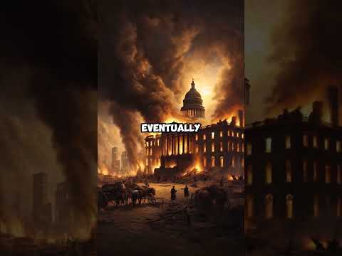 The Burning of the White House! 🔥 When the British Invaded America (1814)