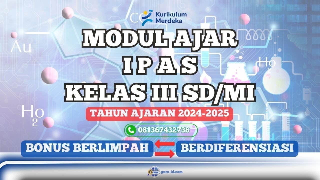 modul ajar ipas kelas 3 sd kurikulum merdeka terbaru