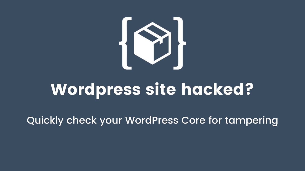 WordPress site hacked? Check your WordPress core for tampering.