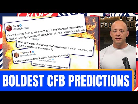 Boldest College Football Predictions Of 2025 - Josh Pate Cut