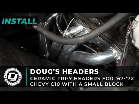 Classic Chevy Ceramic Tri-Y Headers | Doug's Headers | 1967-1972 C10 Install