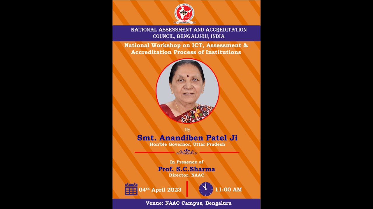 National Workshop on NAAC ICT Assessment and Accreditation Process of Institutions