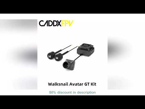 Latest Products You Must Know! Caddx Walksnail Avatar GT Kit Max 2W VTX Gyroflow 1080P 100fps Dual