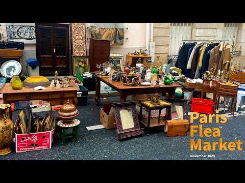 Paris, France 🇫🇷 Flea Market Paradise, Nov. 2024 Paris Walk 4K