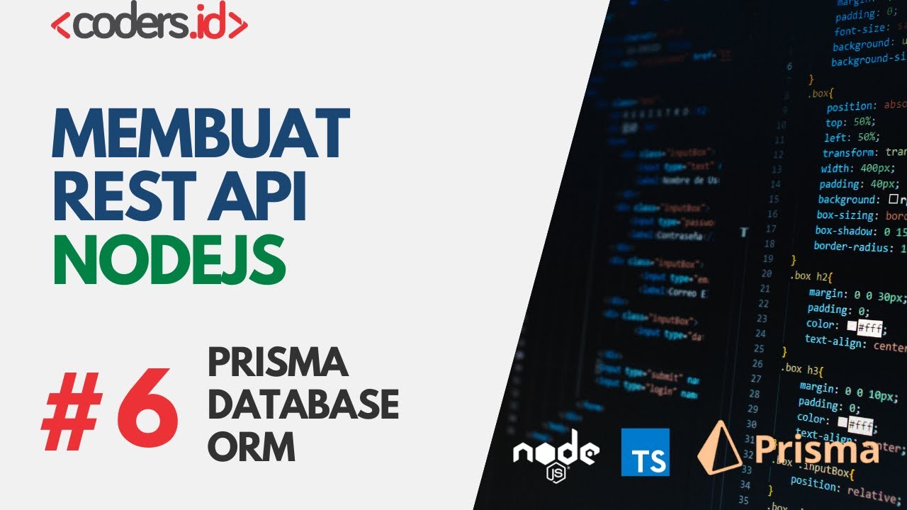 Prisma ORM NestJS  - REST API NodeJS | Tutorial NodeJS Bahasa Indonesia