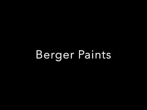 How To Pronounce Berger Paints