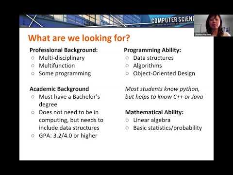 Illinois Master of Computer Science (& MCS-DS) Admissions Webinar