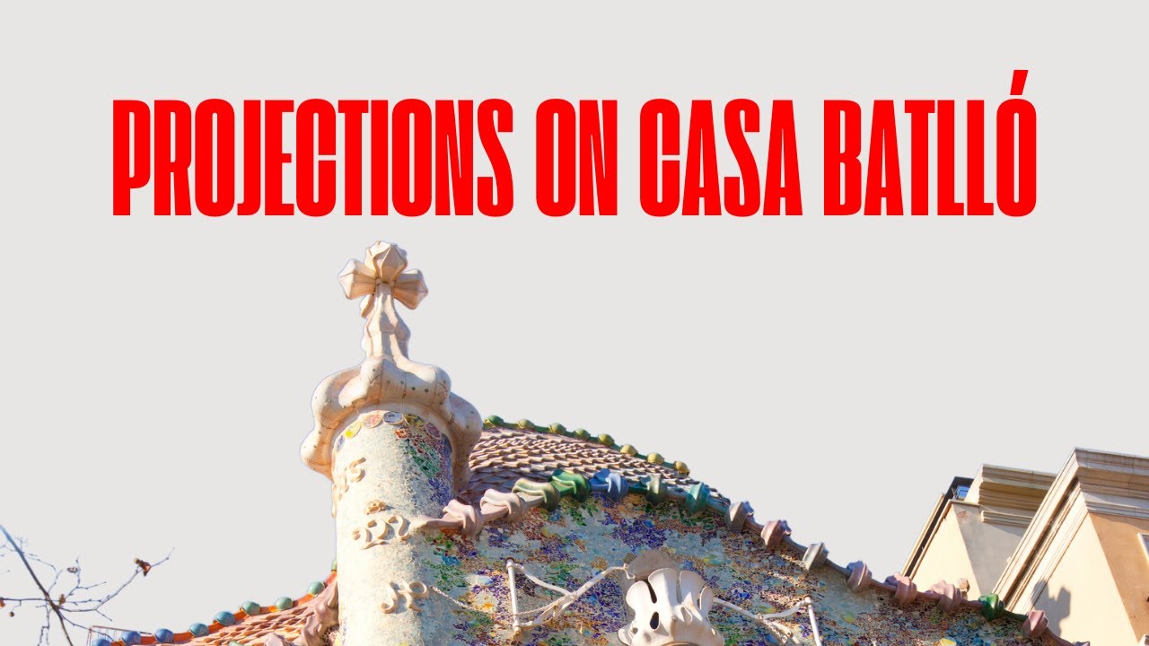🌟 Stunning Projections on Casa Batlló! Free AI Art Show in Barcelona 🎨✨