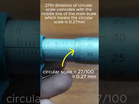 Micrometer reading in 30 seconds #science #igcse #education#micrometer