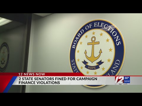 2 state senators fined for campaign-finance violations