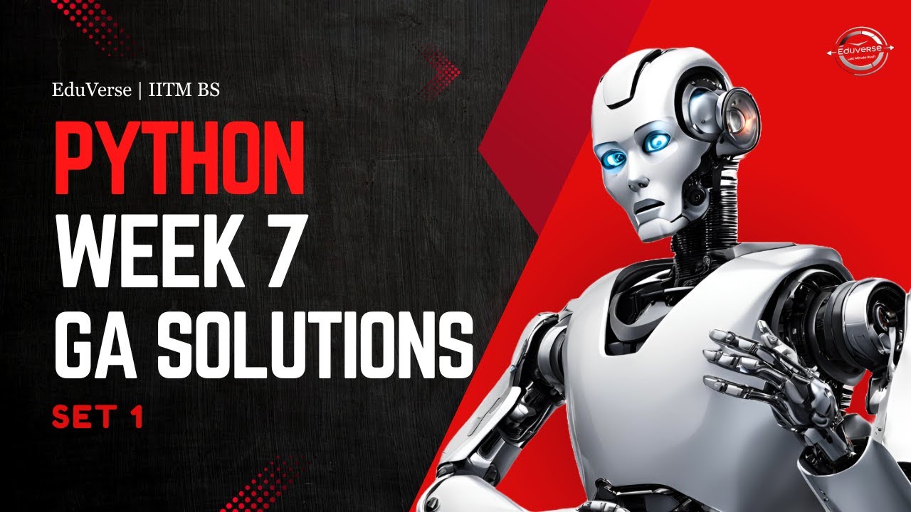 Python Week 7 Graded Assignment | Set 1 | IITM BS Degree | GA Solutions