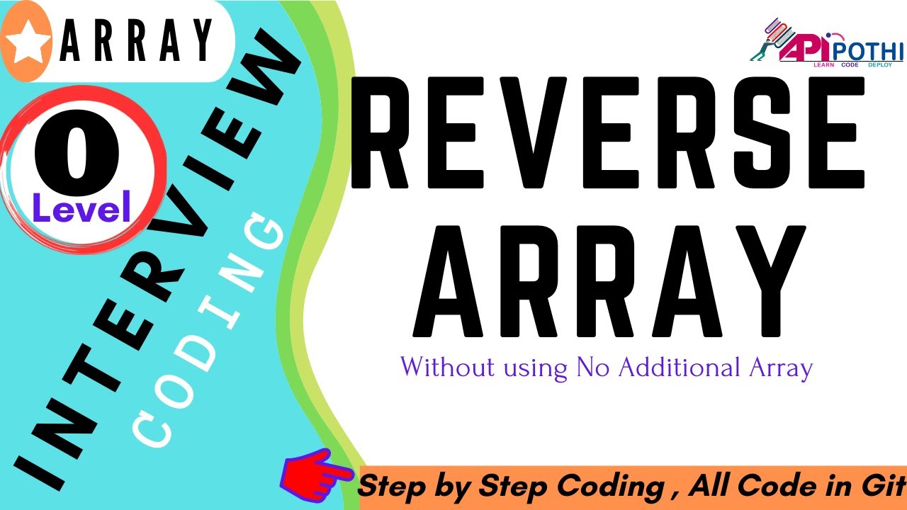 14  Write a java program to reverse an array without using an additional array