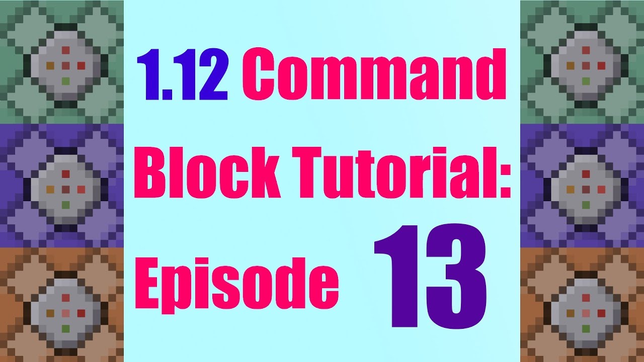 Item Attributes/NBT Tags! - 1.12 Beginner Command Block Tutorial Episode 13